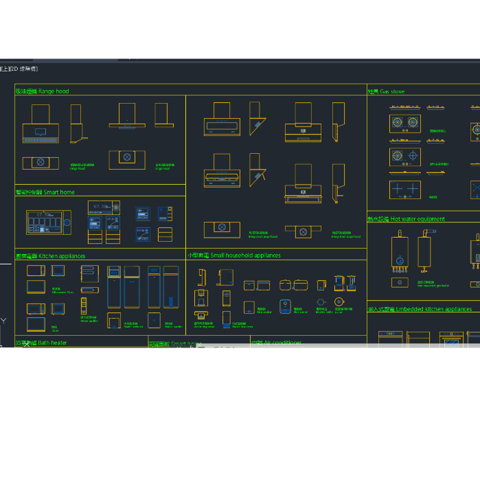 AutoCAD圖庫 | 室內CAD動態圖塊 全集合 沙發門窗櫃門家具衛浴平面立面素材庫 更新3期最完整 - DT設計
